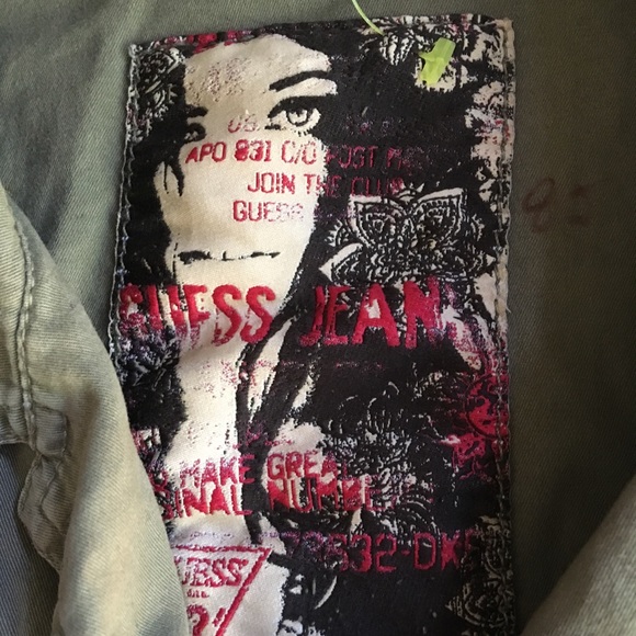 Guess | Jackets & Coats | Vintage Guess Olive Green Jacket | Poshmark